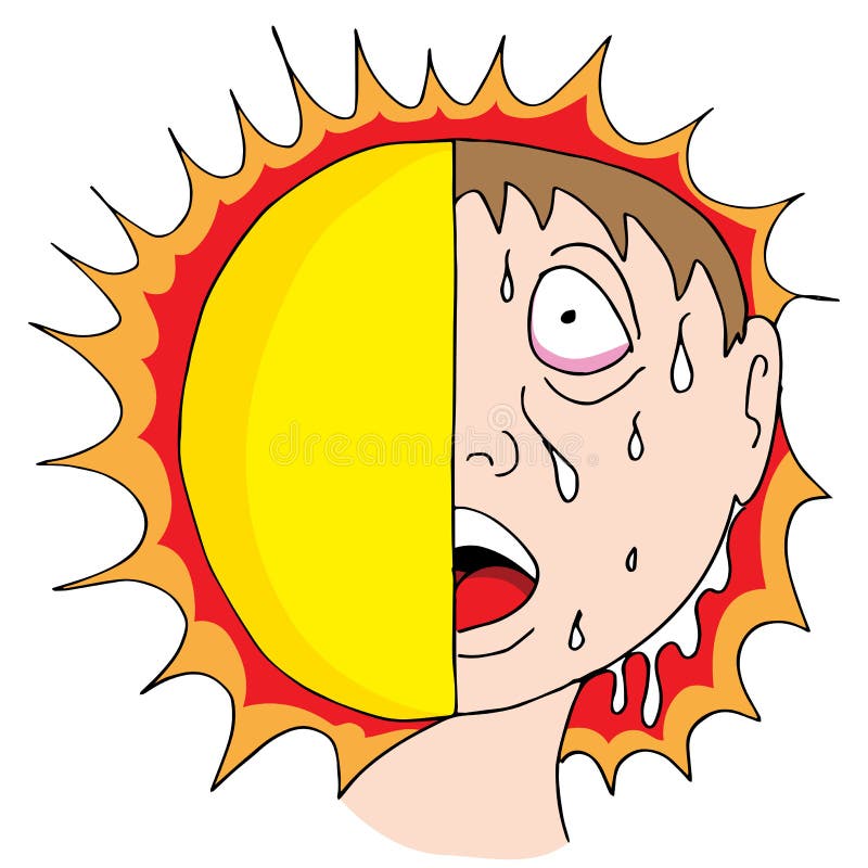 Hittegolf vector illustratie. Illustration of mannetje - 46518505