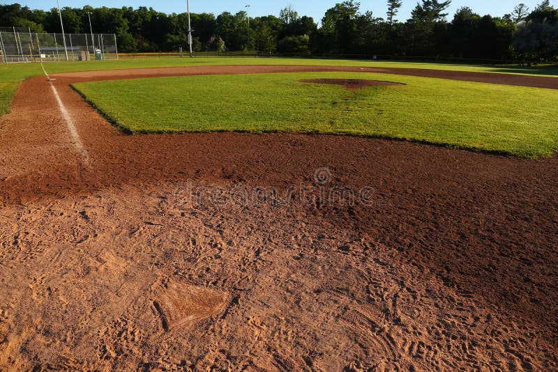 Softball Field View 3rd Base Stock Photos - Free & Royalty-Free Stock ...