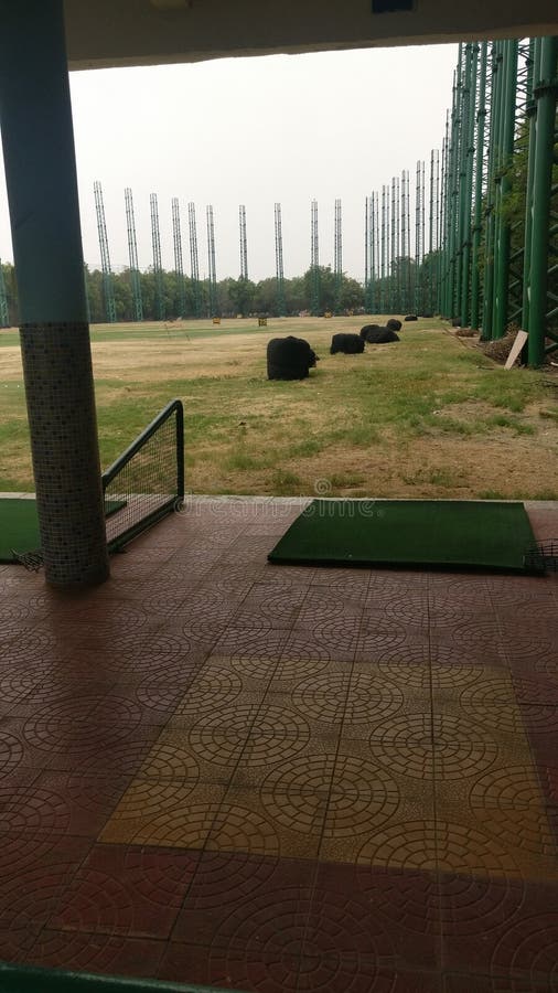 Hitting bay stock image. Image of practice, golf, area - 122492927