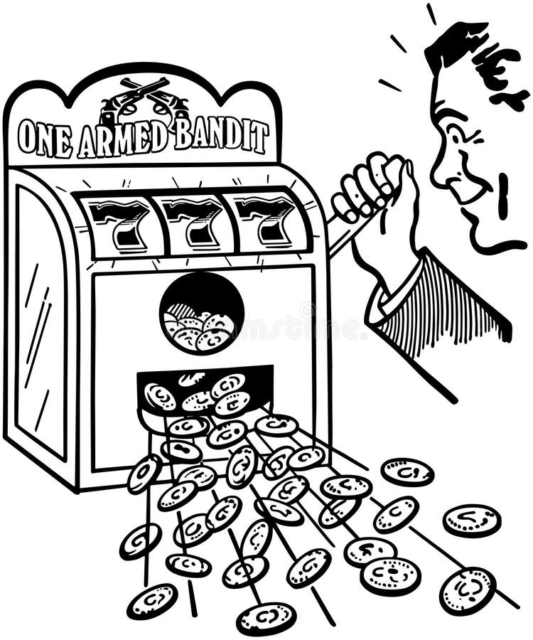 Hitting the Jackpot stock vector. Illustration of humour - 42097029