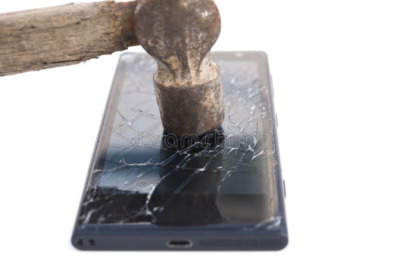 504 Smashed Hammer Mobile Phone Stock Photos - Free & Royalty-Free ...