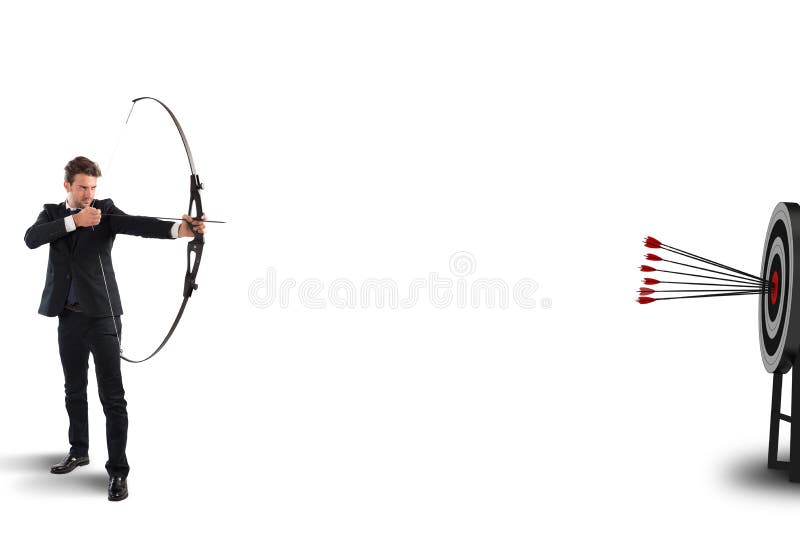 Hitting the target stock photo. Image of archer, beat - 80244698
