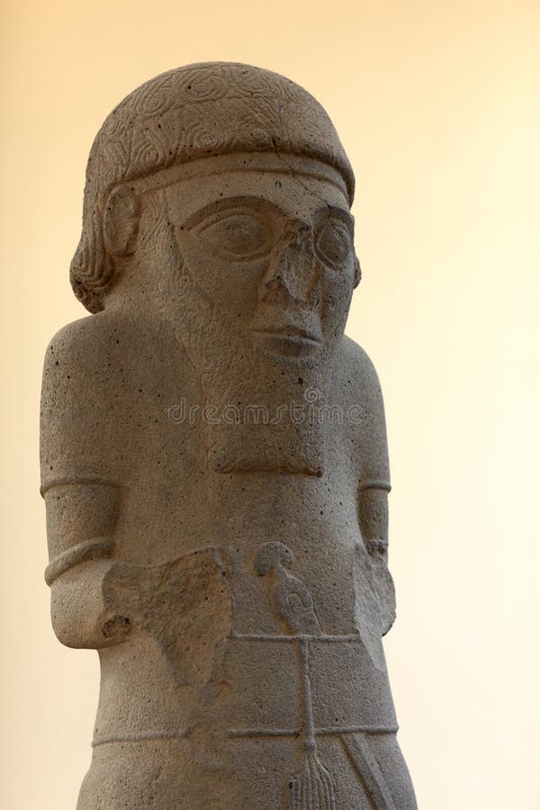 Hittite Statue with Base stock photo. Image of history - 47168000