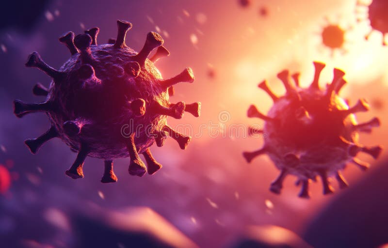 HIV Cells are Represented in a Scientifically Accurate 3D Illustration ...