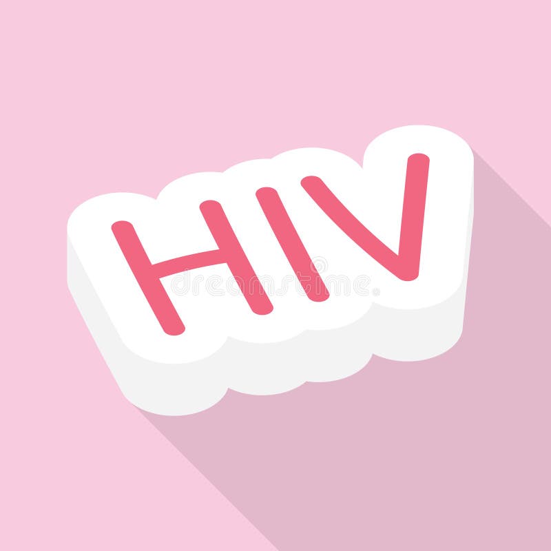 Hiv Conceito De Doença Do Vírus Da Imunodeficiência Humana Ilustração