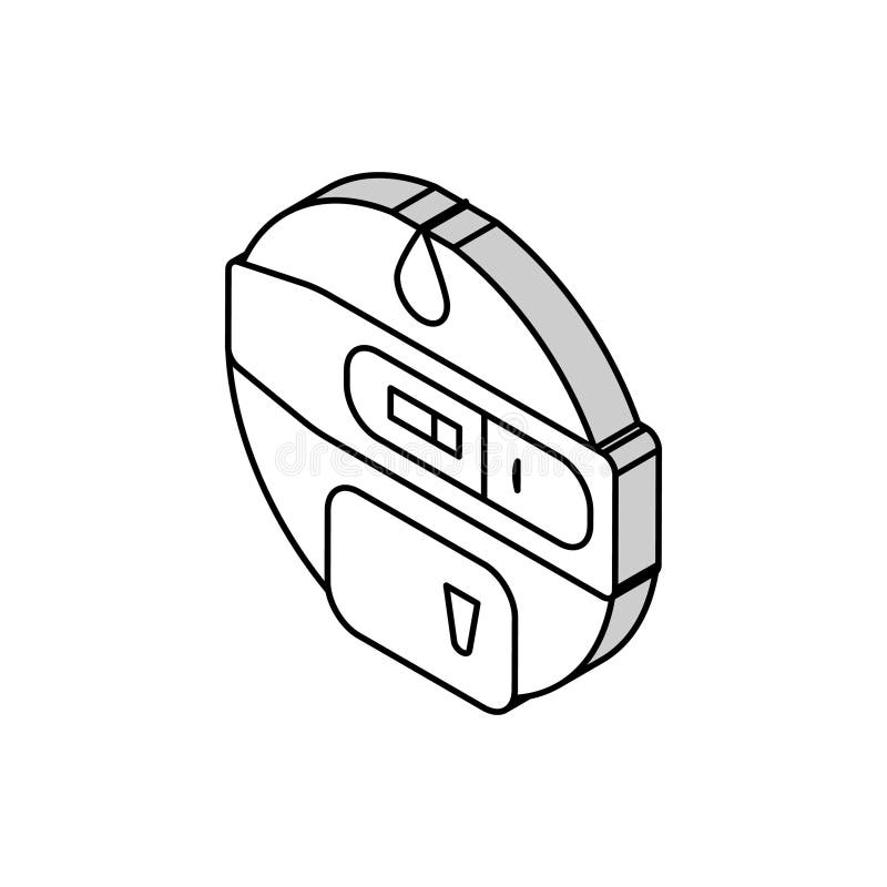 Hiv Test Exam Isometric Icon Vector Illustration Stock Vector ...