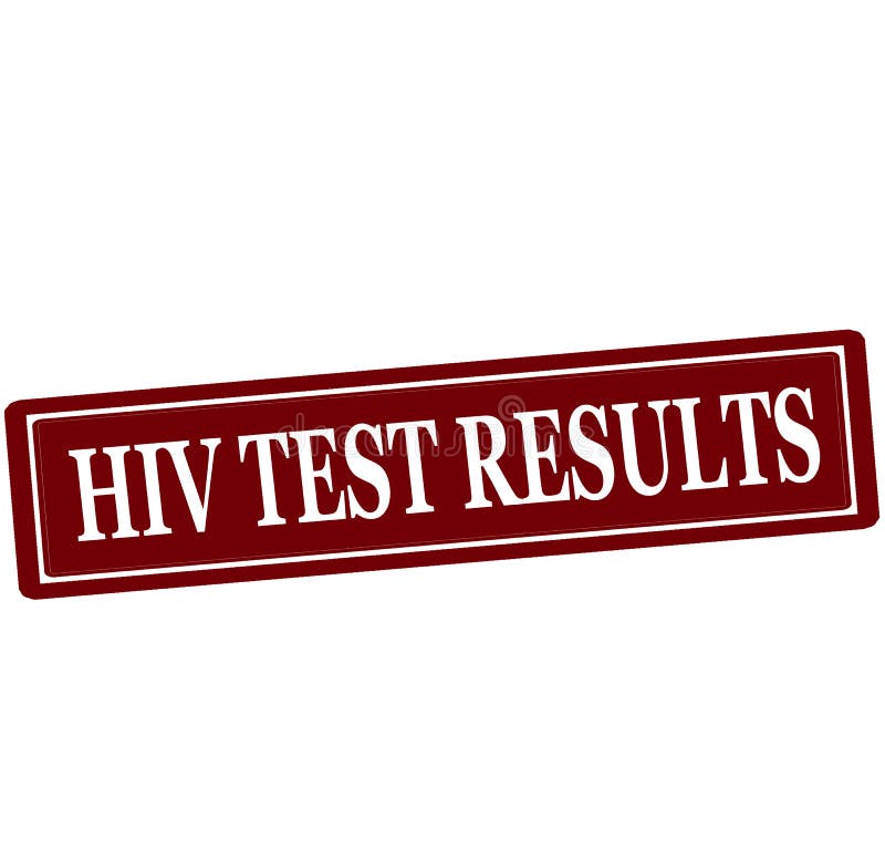 HIV test results stock vector. Illustration of endeavor - 82273171