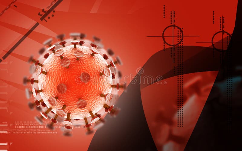 HIV Virus stock image. Image of dimensional, digital - 47268391