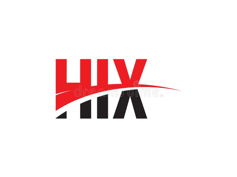 HIX Letter Initial Logo Design Vector Illustration Stock Vector ...