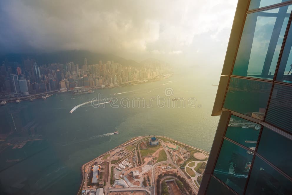 Hk construction stock image. Image of exterior, aerial - 85723171