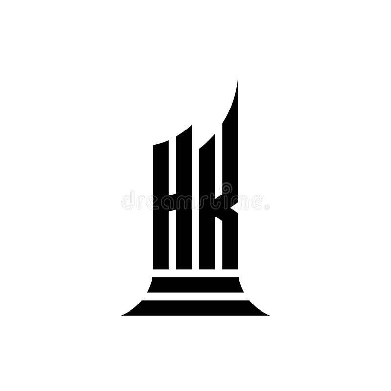 HK Logo Monogram Building Shape Style Stock Vector - Illustration of ... HK Logo Monogram Building Shape Style Stock Vector - Illustration of ...