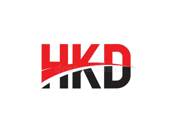 HKD Letter Initial Logo Design Vector Illustration Stock Vector ...