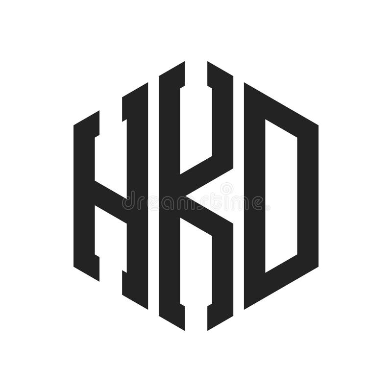 HKD Logo Design. Initial Letter HKD Monogram Logo Using Hexagon Shape ...