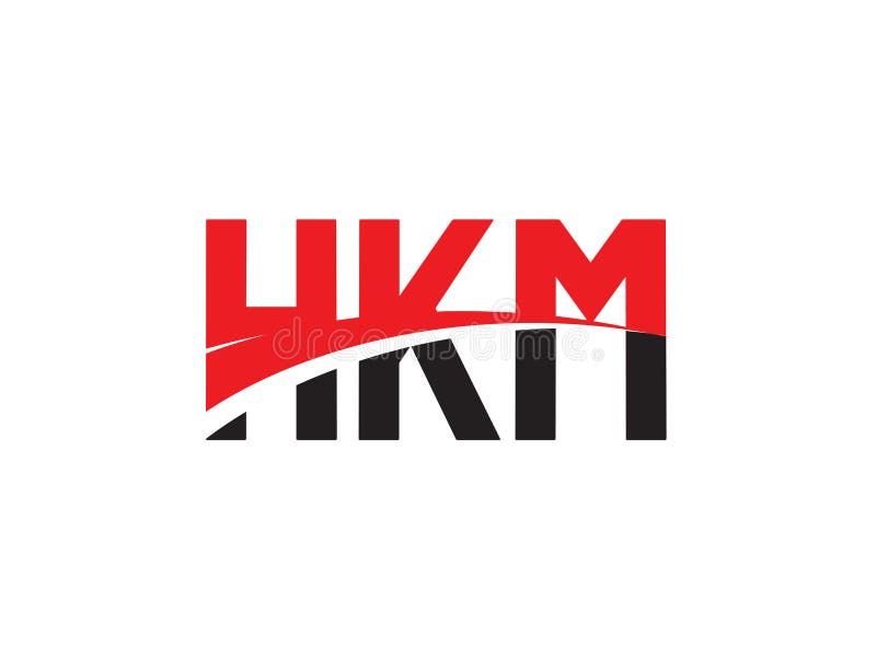 HKM Letter Initial Logo Design Vector Illustration Stock Vector ...