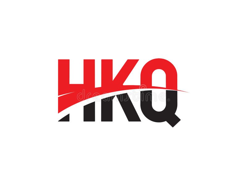 HKQ Letter Initial Logo Design Vector Illustration Stock Vector ...