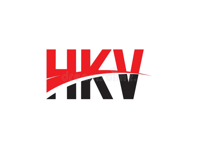 HKV Letter Initial Logo Design Vector Illustration Stock Vector ...