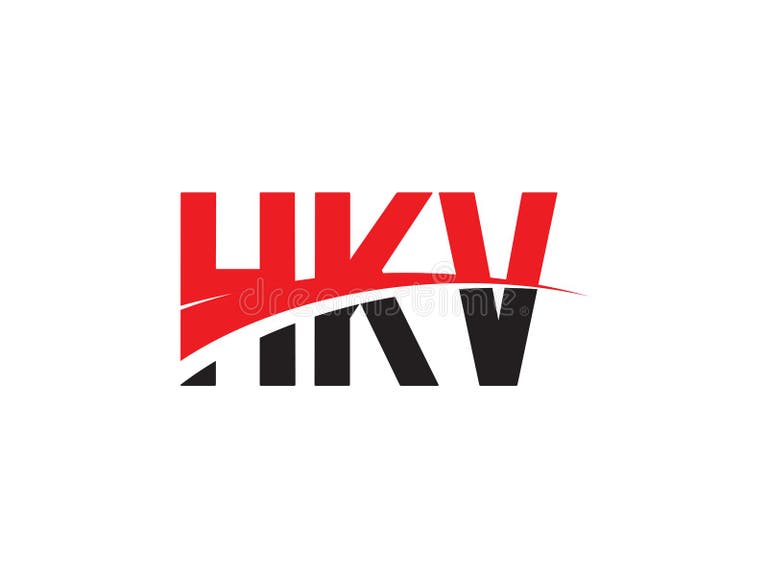 HKV Letter Initial Logo Design Vector Illustration Stock Vector ...