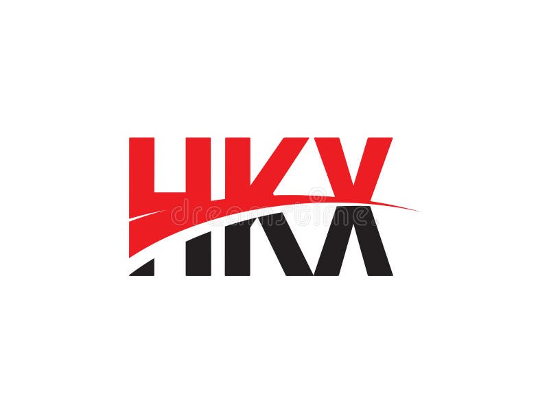 HKX Letter Initial Logo Design Vector Illustration Stock Vector ...