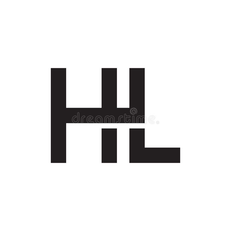 Hl Initial Letter Vector Logo Icon Stock Vector - Illustration of ...