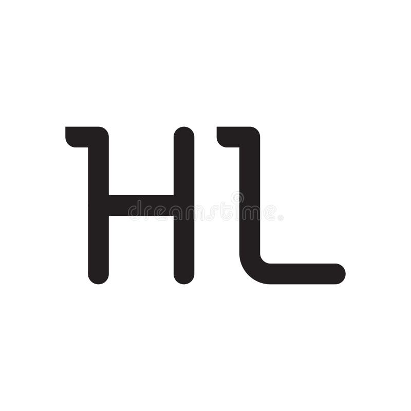 Hl Initial Letter Vector Logo Icon Stock Vector - Illustration of ...