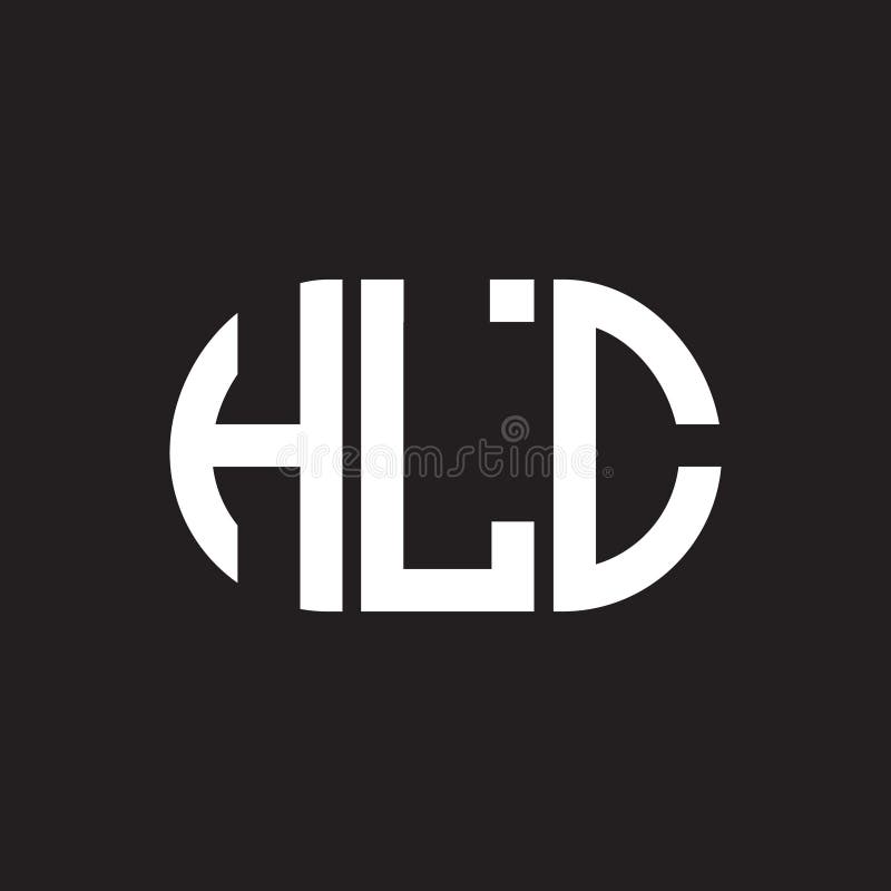 HLC Letter Logo Design on Black Background. HLC Creative Initials ...