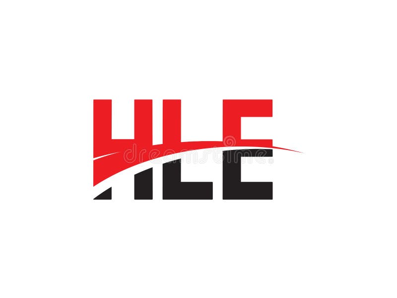 HLE Letter Initial Logo Design Vector Illustration Stock Vector ...
