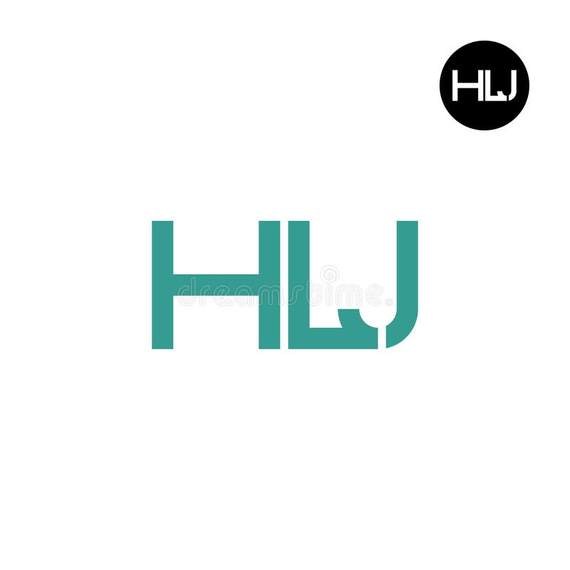 HLJ Logo Letter Monogram Design Stock Vector - Illustration of abbreviations, brands: 333195935