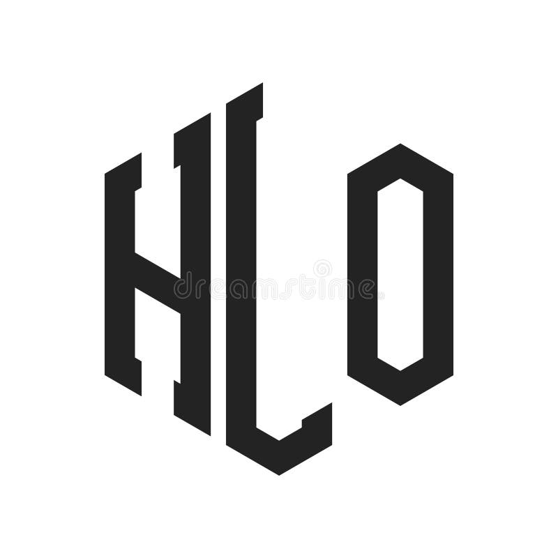 HLO Logo Design. Initial Letter HLO Monogram Logo Using Hexagon Shape ...