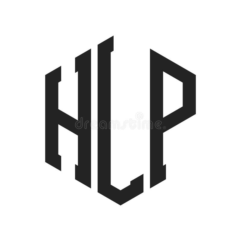 HLP Logo Design. Initial Letter HLP Monogram Logo Using Hexagon Shape ...