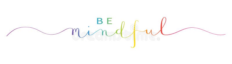 Lettering Mindfulness Stock Illustrations – 1,695 Lettering Mindfulness ...