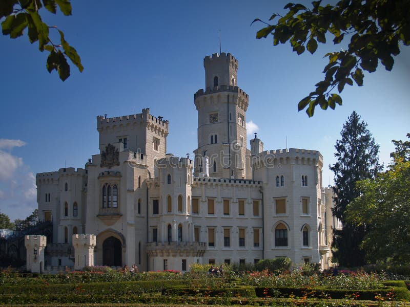 Hluboka Castle stock image. Image of style, elegant, architecture - 7266563