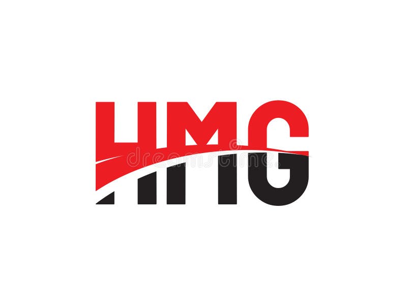 HMG Letter Initial Logo Design Vector Illustration Stock Vector ...