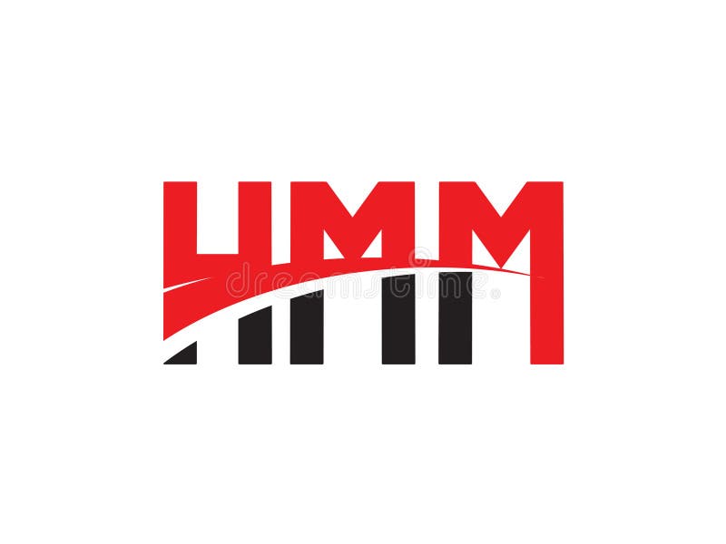 HMM Letter Initial Logo Design Vector Illustration Stock Vector ...