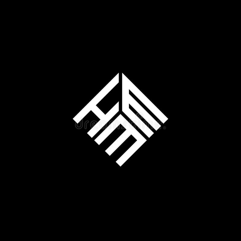 HMM Letter Logo Design on Black Background. HMM Creative Initials ...