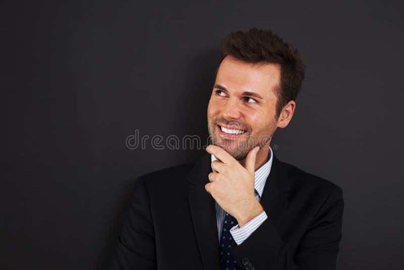 Hmm, it s interesting.. stock photo. Image of male, blank - 32015708