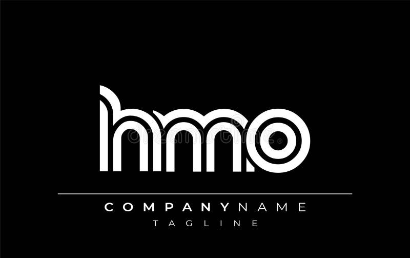 HMO Creative Unique Modern Letter Logo Design Stock Vector ...