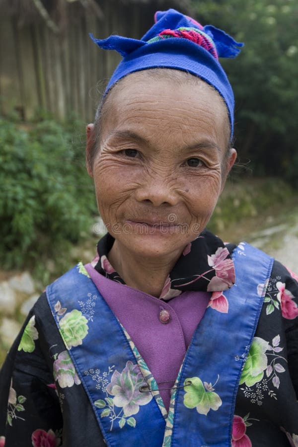 Hmong, old woman in Laos stock image. Image of people - 7033653