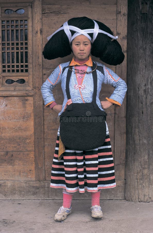 Hmong in southwest China editorial stock image. Image of traditional ...