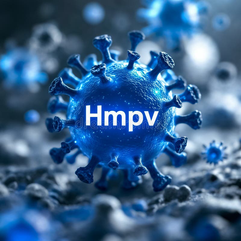 HMPV Virus - Human Metapneumovirus, HMPV Virus Microscopic Stock ...