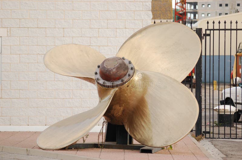 Ships Propeller in Gibraltar Stock Image - Image of carolina, shannon ...