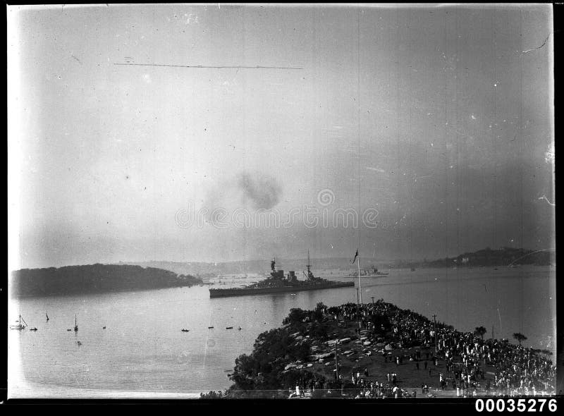 HMS REPULSE In Sydney Harbour Picture. Image: 221474831