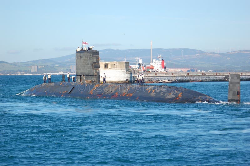 HMS Sceptre stock photo. Image of military, europe, submarines - 1972116