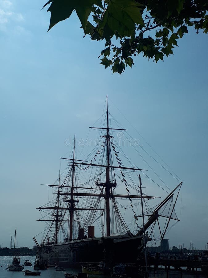 Old Ship editorial stock photo. Image of portsmouth - 121747958