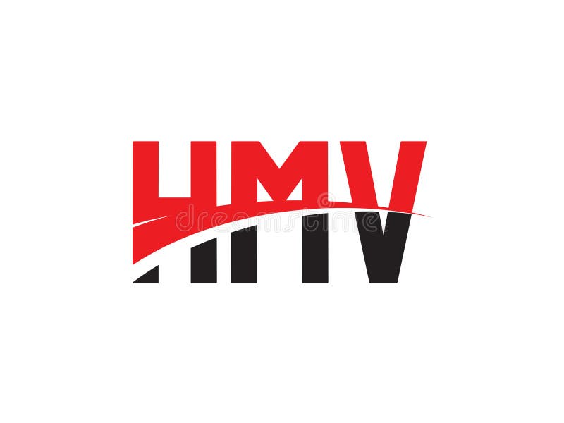 HMV Letter Initial Logo Design Vector Illustration Stock Vector ...