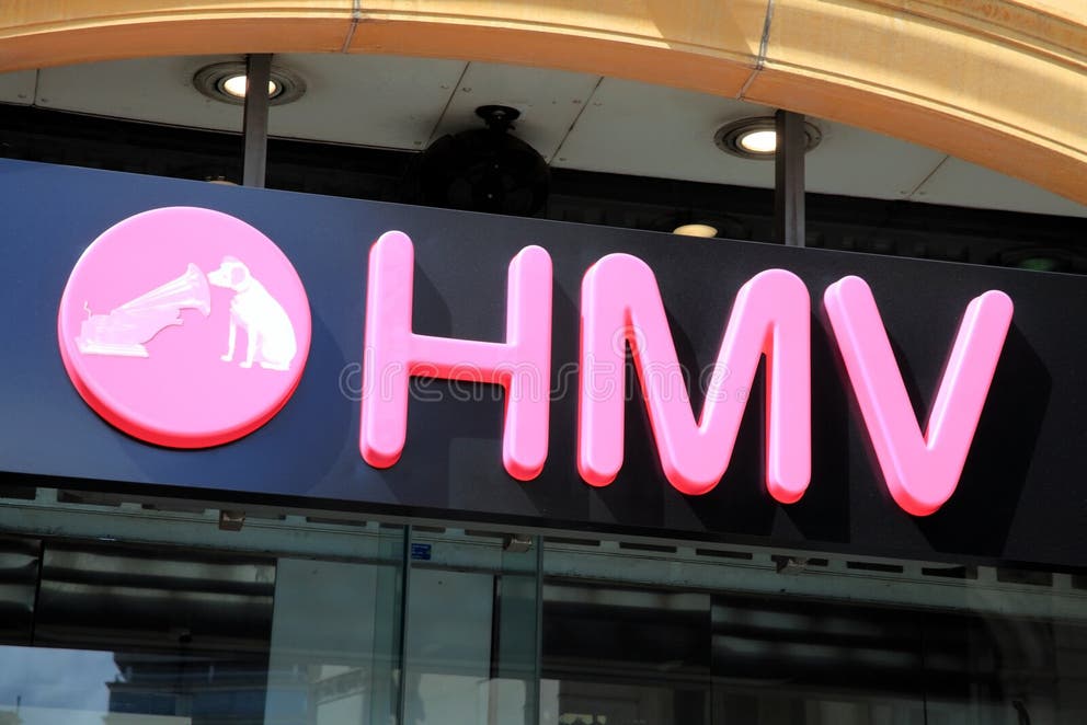 HMV sign editorial stock image. Image of horizontal, marketing - 19687189