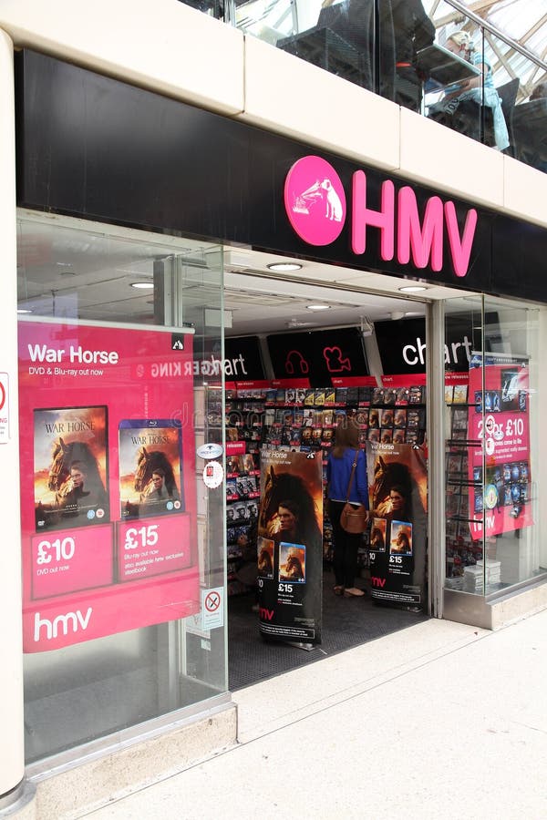 HMV Record Store editorial photography. Image of popular - 28545642