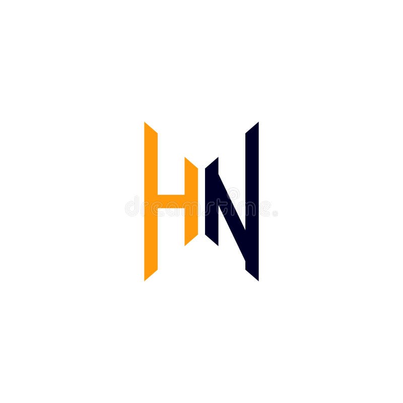 Hn Letter Logo Stock Illustrations – 1,684 Hn Letter Logo Stock ...