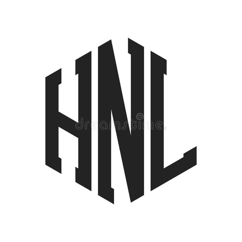 HNL Logo Design. Initial Letter HNL Monogram Logo Using Hexagon Shape ...