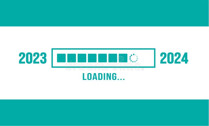 2024 Loading Concept Icons - Vector Illustrations Isolated on ...