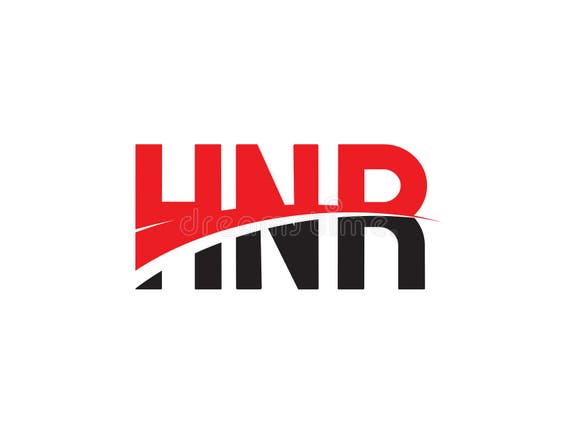 HNR Letter Initial Logo Design Vector Illustration Stock Vector ...